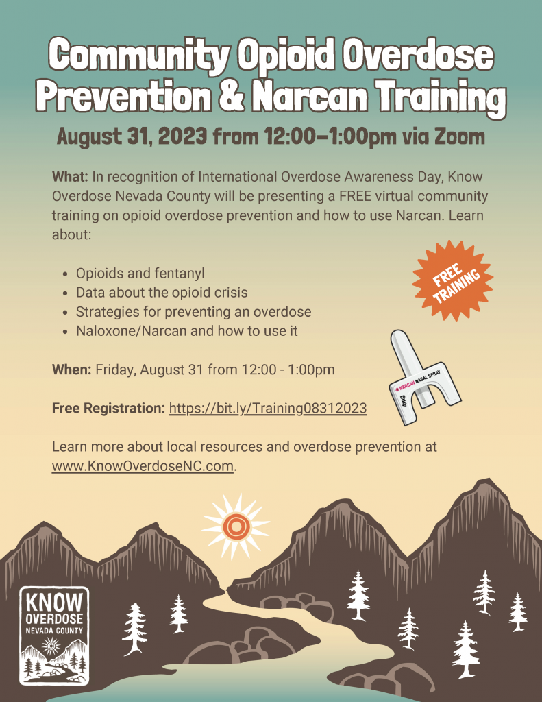 Free Virtual Community Opioid Overdose Prevention Training - North ...
