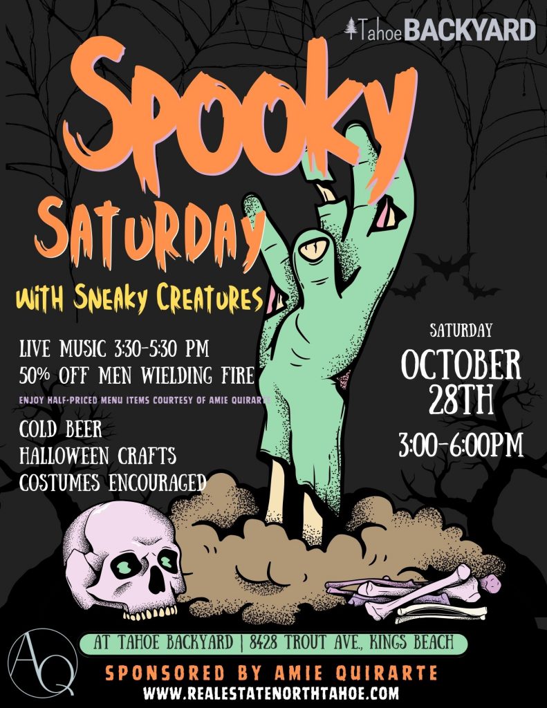 Spooky Saturday with Sneaky Creatures - North Tahoe Business Association